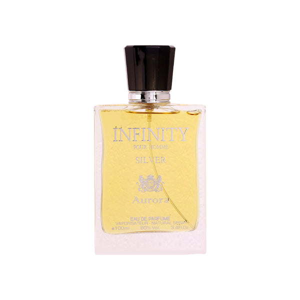 Aurora Infinity Silver | Bold Masculine Oriental Fragrance for Ambitious Men